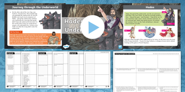 Hades and the Underworld: Ancient Greece KS2 Activity Pack